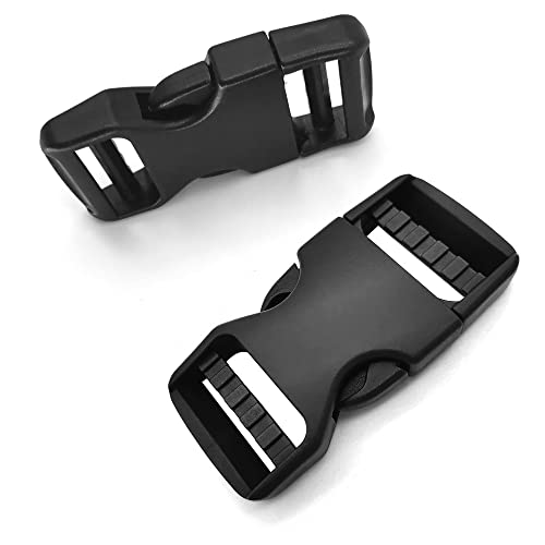 Side Release Buckle, Plastic Replacement Buckles for 1 inch Webbing ...