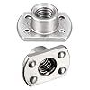 uxcell M8 Carbon Steel Slab Base T-Shaped 4 Projection Weld Nuts Pack of 10 in Oman | Whizz ...