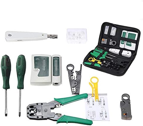 Morelian 9 in 1 Crimping Tool Lan Cable Tester Network Repair Tool Set ...