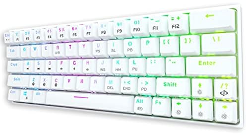 DIERYA DK63 60% Keyboard with Dedicated Arrow Keys, Wireless Wired ...