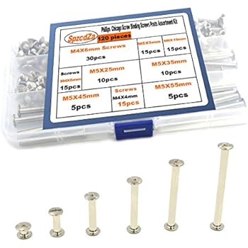 Amazon.com : 1/2 in. Aluminum Chicago Screw/Screw Post Extensions (Qty ...