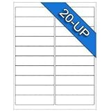 Amazon.com : Digiorange® Pack of 100 Sheet - 400 Labels - White Mailing ...