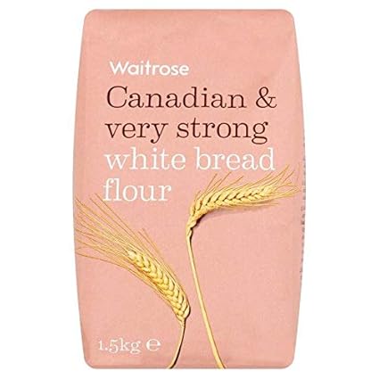 Canadian Very Strong White Bread Flour Waitrose 1.5kg: Amazon.com ...