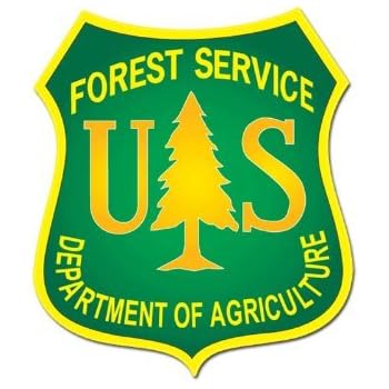 Amazon.com: Green US Forest Service Shield Logo Sticker (forestry decal ...