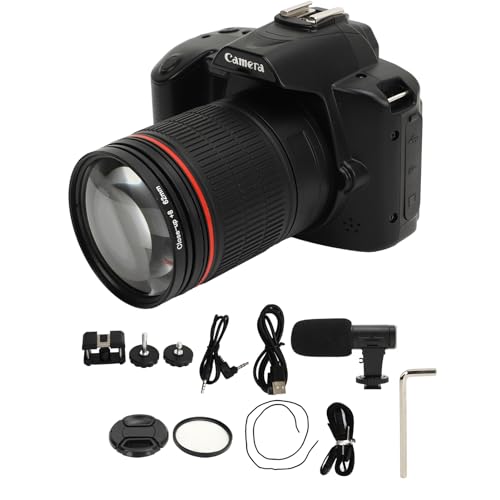 DSLR Camera, F=2.7 2.95mm 4K 64MP 16X Zoom Digital Camera Night Vision ...