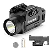 Gmconn Tactical Flashlight Pistol Light Rail Mounted 600 Lumens Small ...