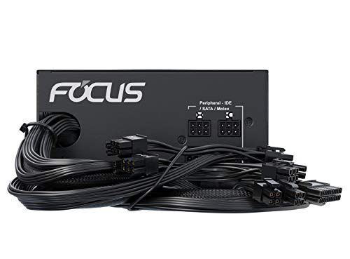 Seasonic Focus GM-850, 850W 80+ Gold, Semi-Modular, Fits All ATX Systems, Fan Control in Silent ...