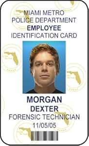 Amazon.com : Dexter ID Card Prop Morgan Dexter Forensic Technician ...