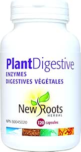 New Roots PLANT DIGESTIVE ENZYMES - 120 capsules: Amazon.ca: Health ...