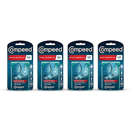 Compeed Advanced Blister Care Hydrocolloid Bandage Cushions 10 Count ...