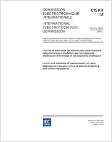 Amazon.com: CISPR 15 Ed. 7.0 b:2005, Limits and methods of measurement ...