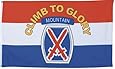 Amazon.com : RFCO 10TH Mountain Division Climb to Glory 3'x5' Polyester ...