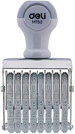 Deli Plastic 8 Digits Numbering Machine price in Saudi Arabia | Amazon ...