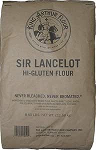 Amazon.com : King Arthur Flour Sir Lancelot Hi-Gluten Flour - 50 Pounds ...