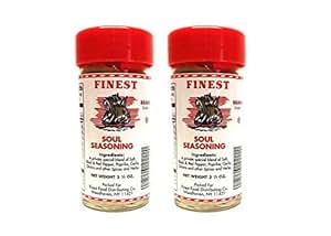 Amazon.com : Finest Brand Soul Seasoning (Pack of 2) 3.5 oz Jars ...