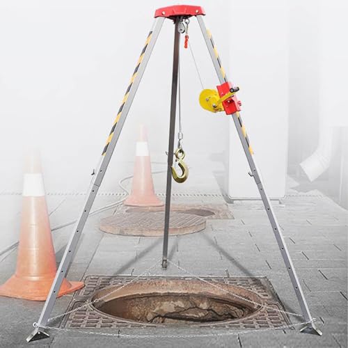 Heavy Duty Confined Space Tripod for Traditional Well Vertical Entry ...