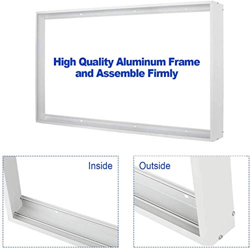 WHD Energy 10 Pack 2x4 Surface Mount kit for led Flat Panel Light ...
