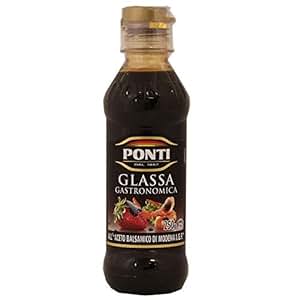Amazon.com : Ponti Glassa Crema di Balsamico (1 x 250 g) : Balsamic ...