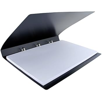 Amazon.com : 11x17 Poly Binder, 17 x 11 Inches, Angle-D Ring, Black ...
