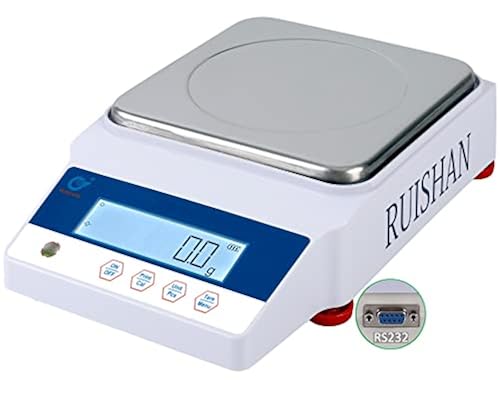 RUISHAN Large Range 10kg x 0.1g Precision Lab Balance Scale Grain/Gram ...