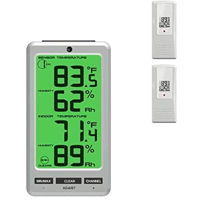 8-Channel Wireless Thermo-Hygrometer with Remote Bahrain | Ubuy