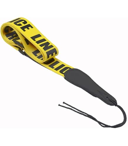 Police Tape Guitar Strap