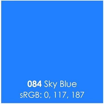 Amazon.com: Oracal 651 Glossy Permanent Vinyl 12 Inch x 6 Feet - Sky ...
