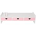Amazon.com: CONKAWACA Cute Monitor Stand Kawaii Desk Organizer Cute ...