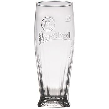 Amazon.com | Pilsner Urquell Beer Mugs Set Of 2 Pieces Pint, 0.5 Litre Lined: Beer Glasses: Beer ...