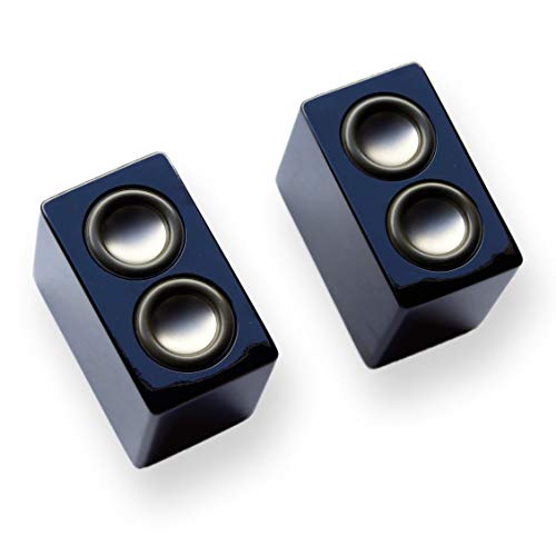 AuraSound Whisper Mini Audiophile Desktop on-Wall Black Lacquer ...