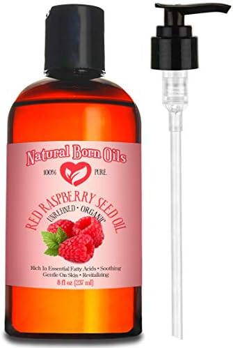 8oz Red Raspberry Seed Oil, 100% Pure and Natural, Organic ...