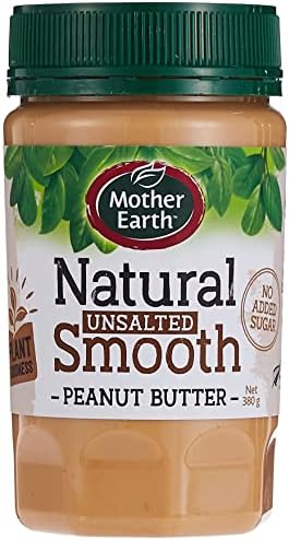 Mother Earth Peanut Butter Smooth Unsalted 380gm price in UAE | Amazon ...