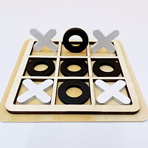 Tic Tac Toe XO Wooden Board Games Desk Toys 3 Pack Classical Family ...