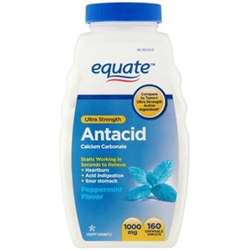 Amazon.com: Equate Extra Strength Chewable Antacid Tablets, Original ...