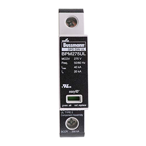 Cooper Bussmann BSPM1120S2GR Single Phase SPD Fuse with Remote, 1 Pole ...