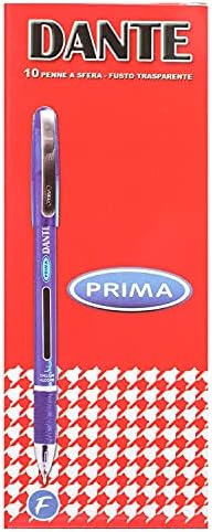 Prima Dante Ballpoint Pen Fine - Pack of 10 Pieces - Red price in Egypt ...