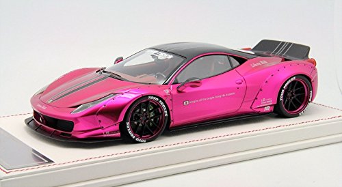 1/18th Davis & Giovanni Liberty Walk LB 458 Chrome Flash Pink Ltd 10pcs ...