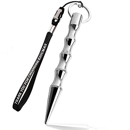 EIOUMAX Self Defense Key Chain Solid Full Stainless Steel Kubotan ...