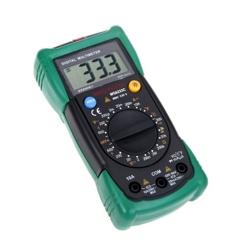 Mastech MS8233C - Polímetro digital (con termopar tipo K, con diodo ...