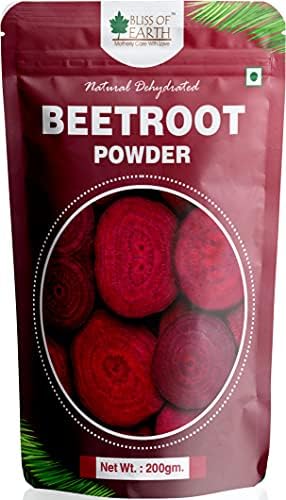 Bliss of Earth Red Beetroot Powder Organic Supplement, Red Beet Root ...