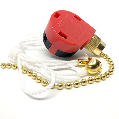 Zing Ear ZE-268S1 3 Speed 4 Wire Fan Switch 3 Way Rotary Speed Control ...