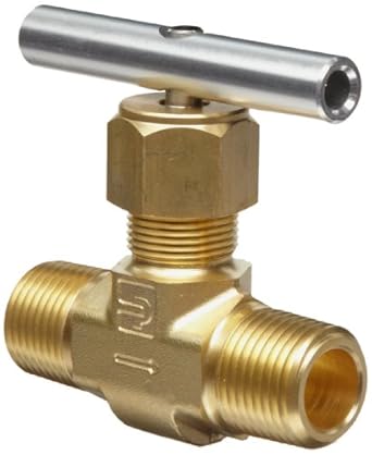 Parker V Series Brass Needle Valve, Inline, Hand Wheel, Needle Stem ...