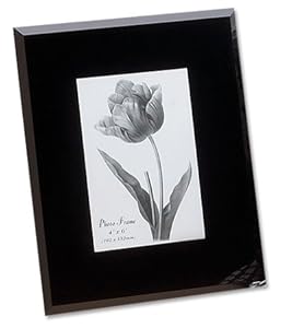 Black Bevel Glass Picture Photo frame 8x10 ins: Amazon.co.uk: Kitchen ...