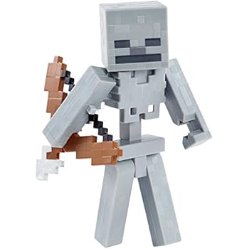 Amazon.com: Minecraft Skeleton with Bow Basic Figure: Toys & Games