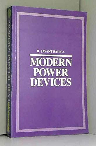 Modern Power Devices: 9780471637813: Amazon.com: Books
