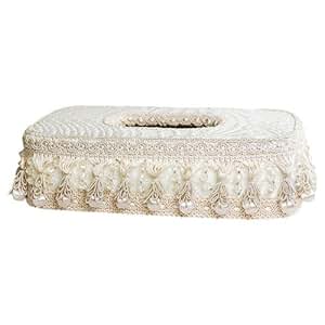 Amazon.com: Decorative Tissue Box Cover (Lace): Home & Kitchen