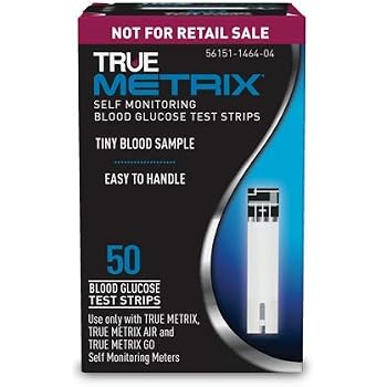 Amazon.com: Leader True Metrix Self Monitoring Blood Glucose Test ...