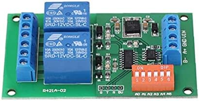 سعر Relay Module 2 Channel Relay Board Dual Command Input Serial Port Remote Control Switch Blue ...