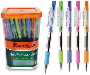 Amazon.com : QuanTum Ballpoint pen 0.7mm GeloPlus 007 Grip, Blue ink ...