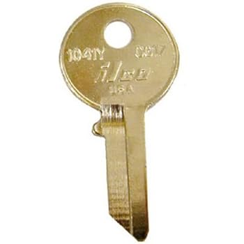 KABA ILCO CG16-1041T Key Blank for Chicago Lock - Door Lock Replacement ...